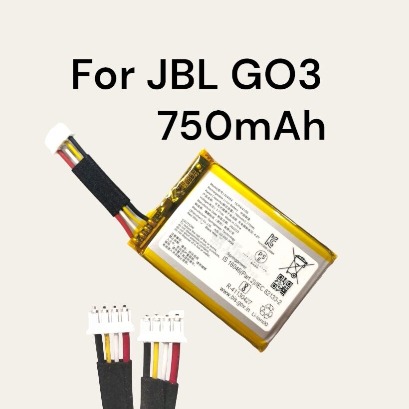 Battery jbl Go3 แรงดัน 3.7v 750mAh wireless bluetooth audio third ...