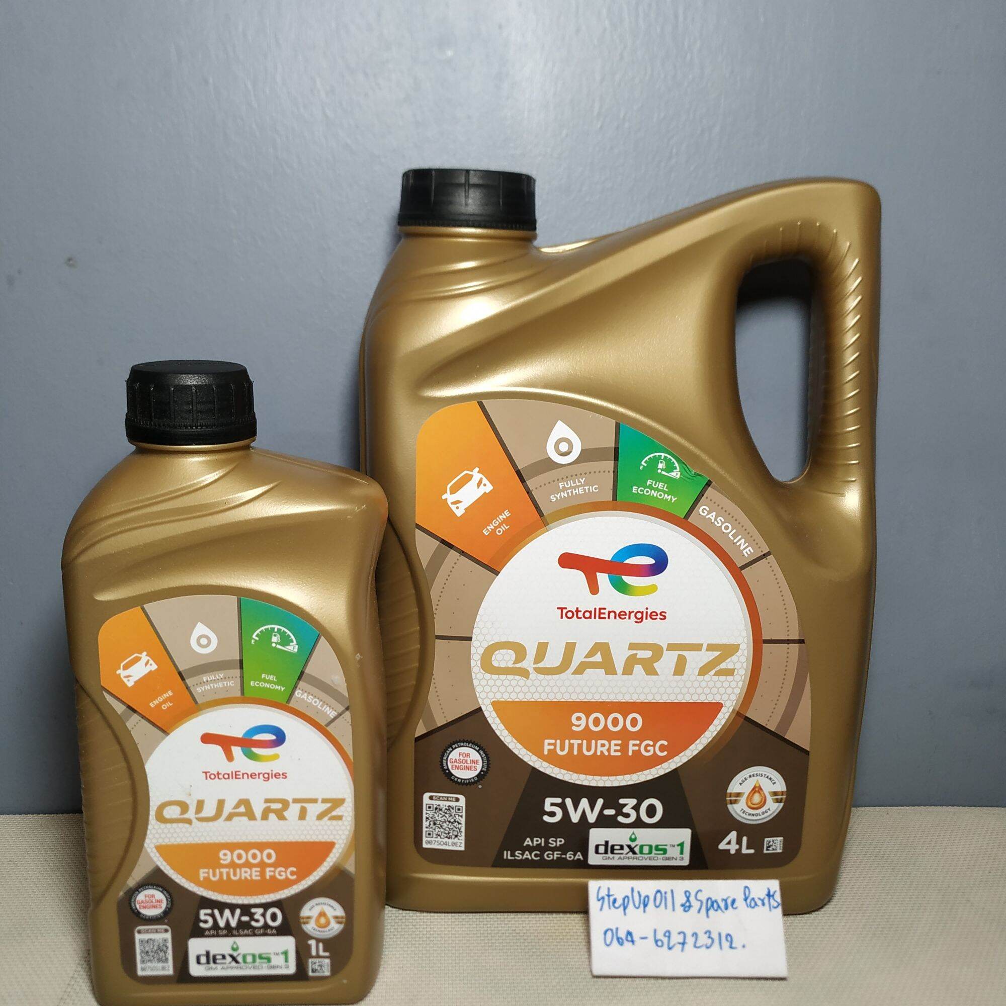 น้ำมันเครื่องTotal Quartz 9000 Future FGC API SP GF-6Aสังเคราะห์แท้5W ...