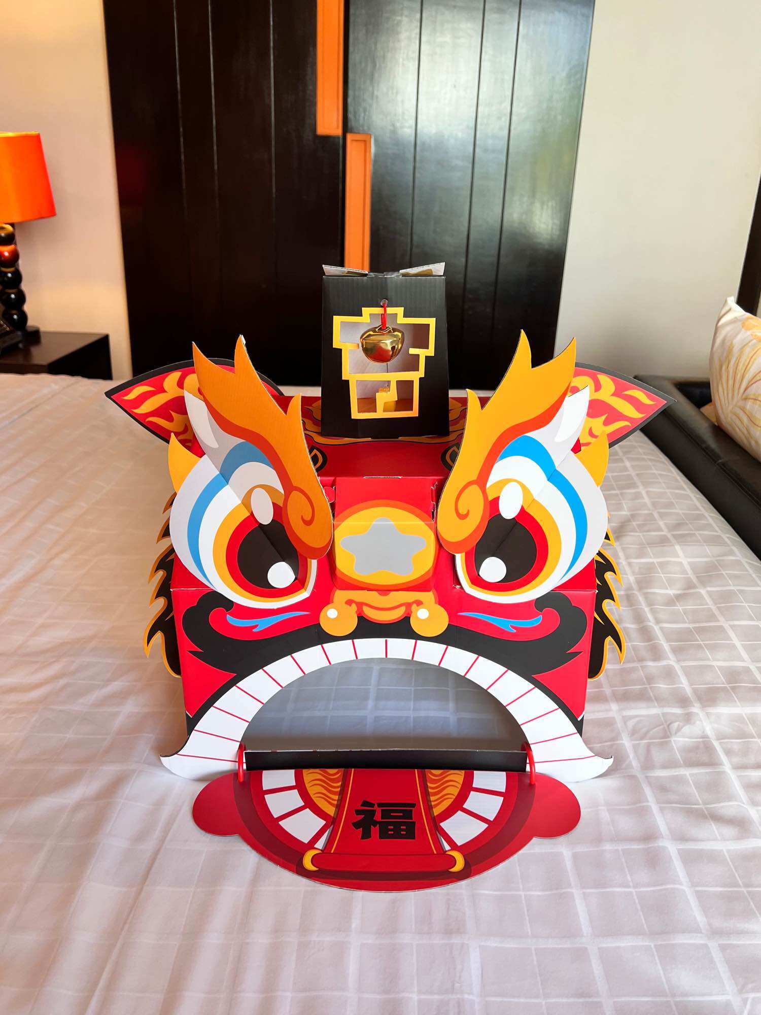 Chinese Lion Dance DIY Paper Sensory Play หัวเชิดสิงโตเด็ก กางเกงเชิด ...