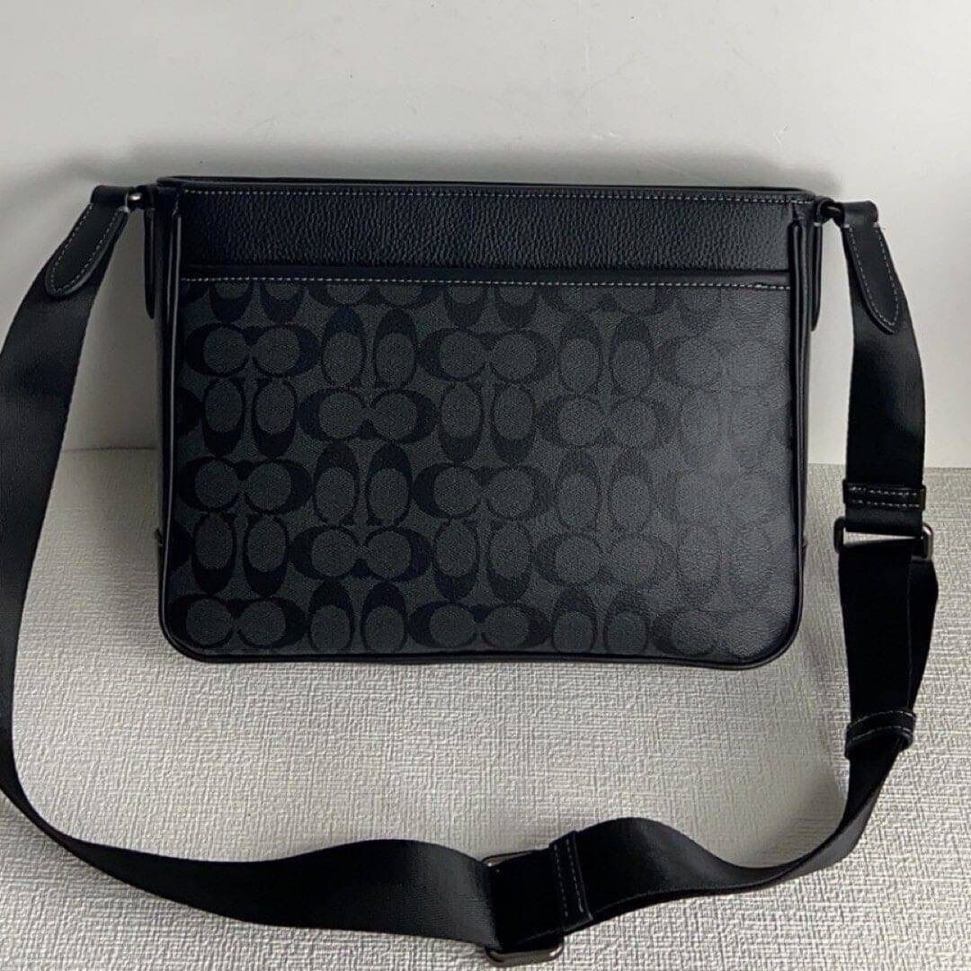 Coach CH078 District Crossbody In Signature Canvas Signature coated ...