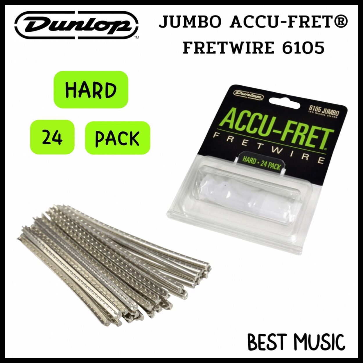 DUNLOP JUMBO ACCU-FRET® FRETWIRE 6105 | Lazada.co.th