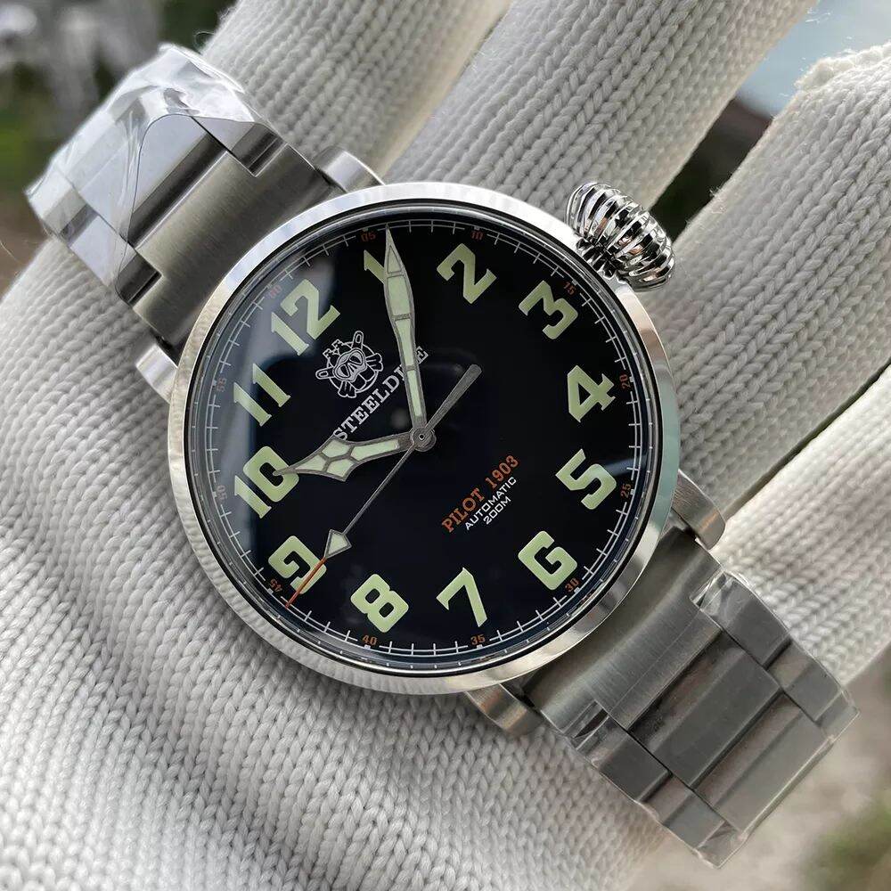 มีสต็อกในประเทศไทย นาฬิกาผู้ชาย นาฬิกาทางการ SteelDive 1903 Automatic ...