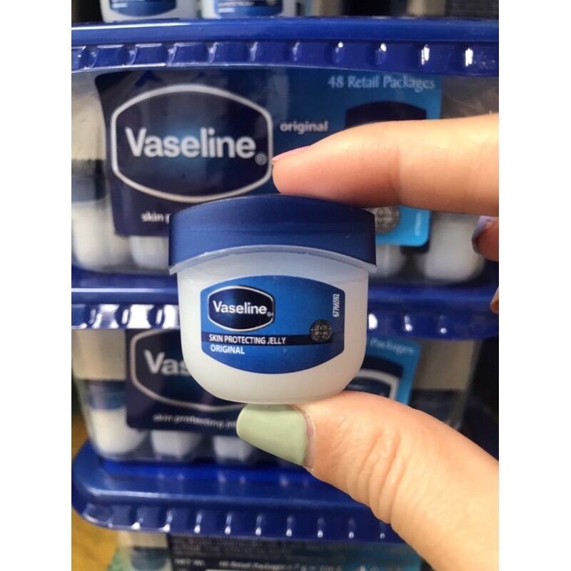Mini Vaseline 7g แท้ 100 ไม่ใช่จีน วาสลีนจิ๋ว นำเข้าจากอินเดีย ลิปจิ๋วบำรุงริมฝีปาก ไม่มีกลิ่น ...