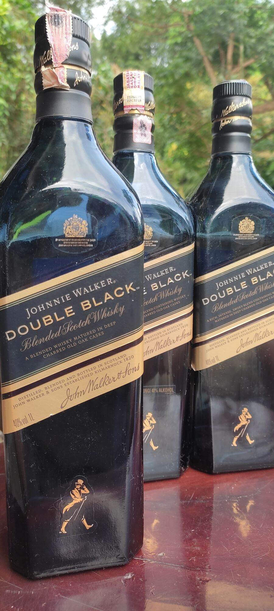 ขวดเหล้าเปล่า Bouble Black 1L Johnnie Walker ไม่มีกล่อง | Lazada.co.th