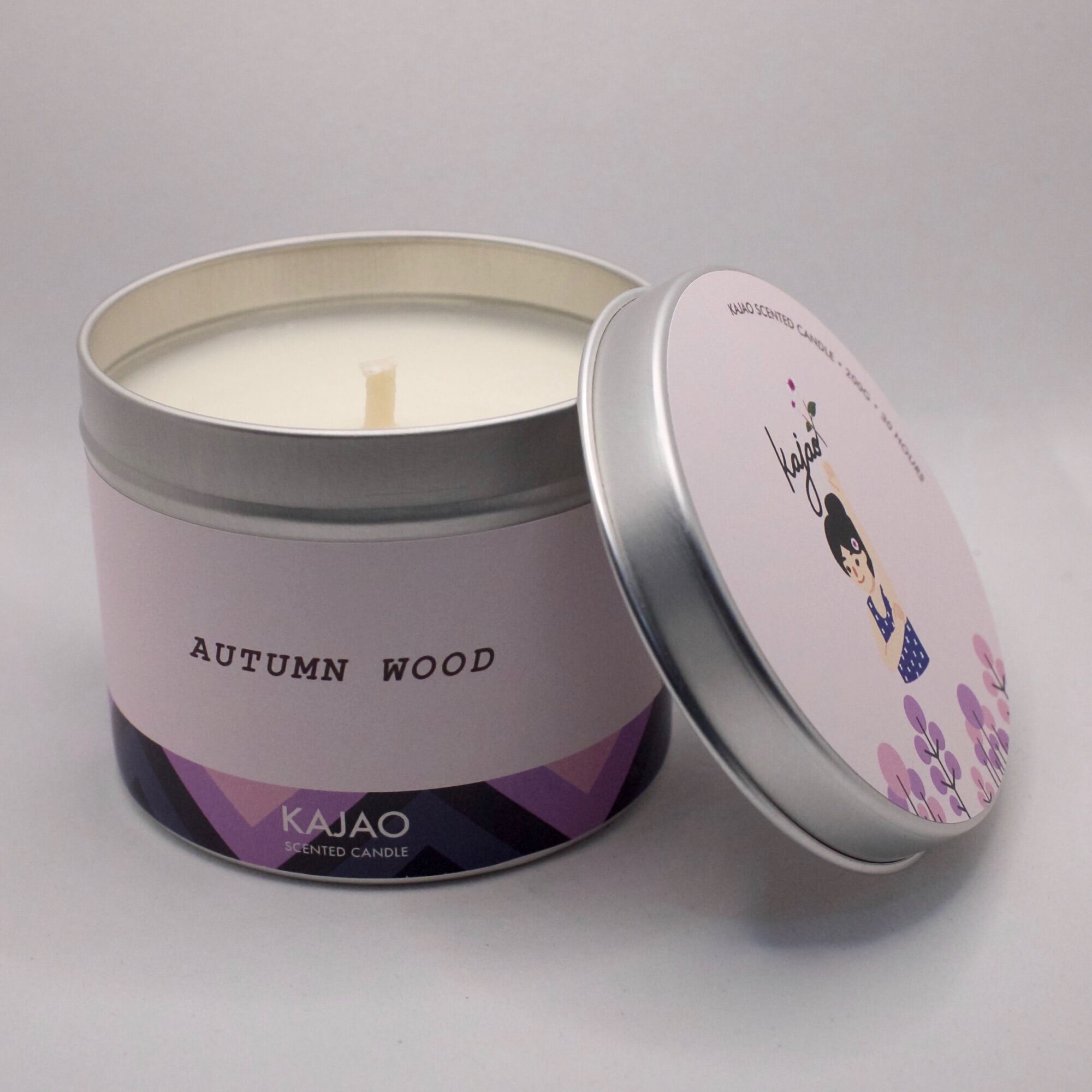 เทียนหอมไขถั่วเหลือง กลิ่น Autumn Wood - Kajao Scented Candle - Kajao ...