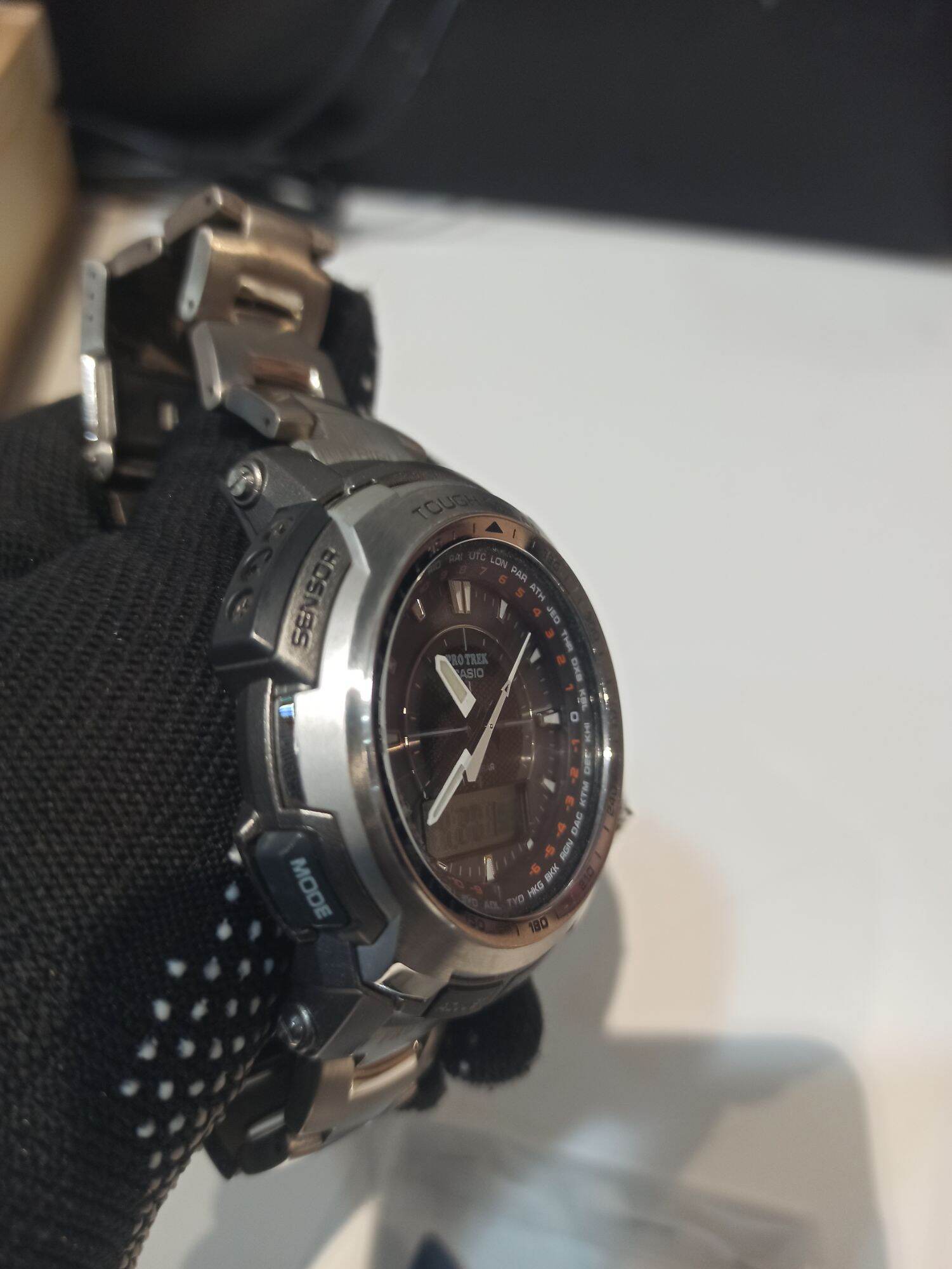นาฬิกาข้อมือผู้ชาย CASIO PRO TREK รุ่น PRG-510T-7 - เศรษฐีเก่าเอามาขาย ...