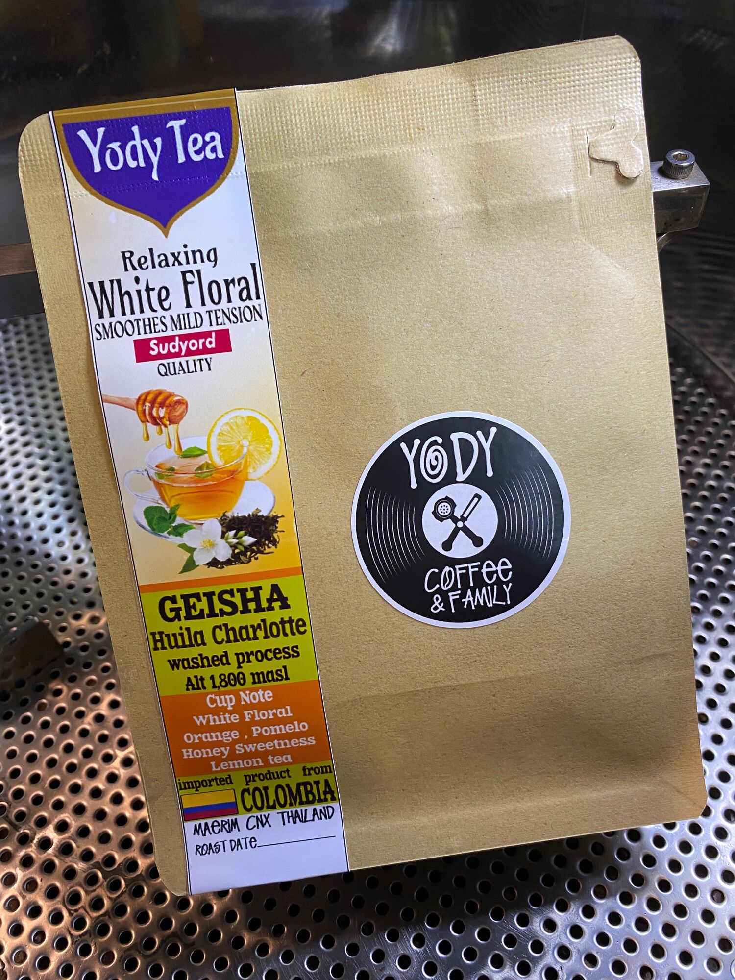 🇨🇴Colombia Huila Charlottes “Geisha” Washed 100 g Yody Coffee , กาแฟอา ...