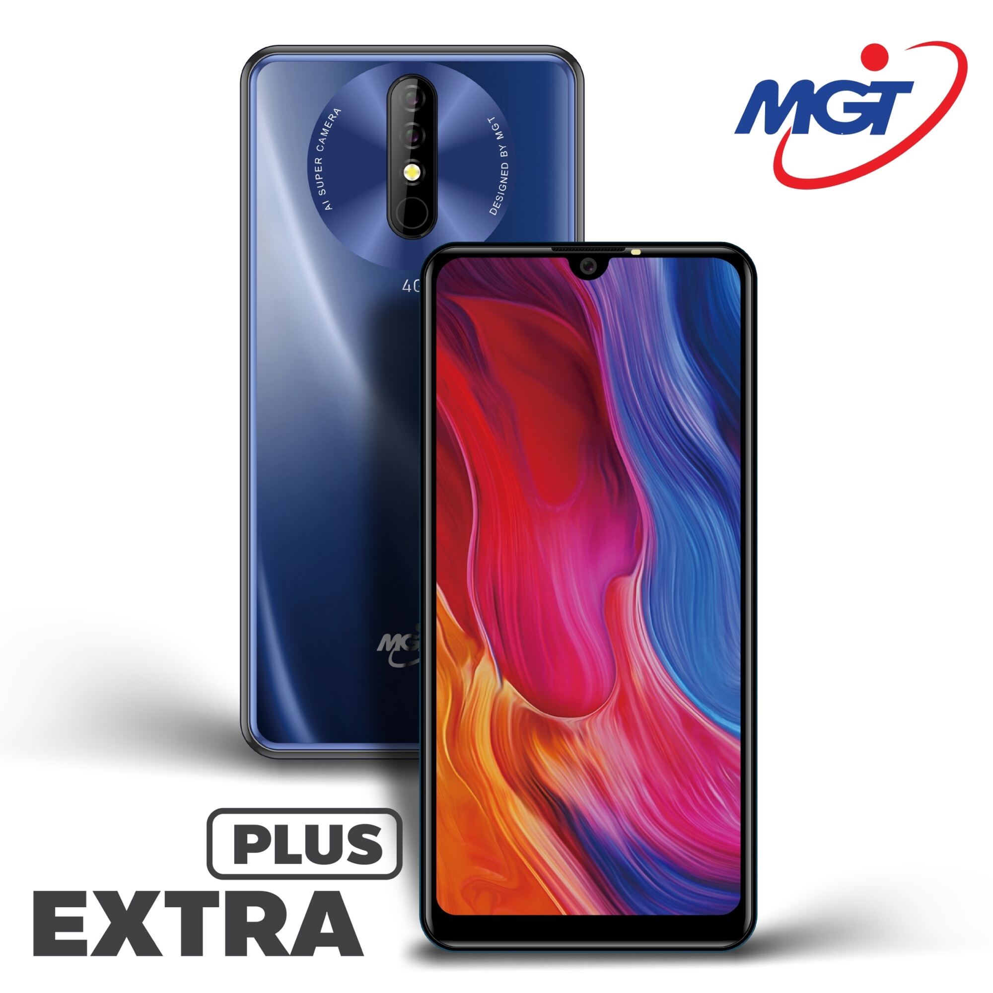 (สินค้าใหม่ มือ1!) Smart Phone MGT Extra Plus New หน้าจอกว้าง รองรับ 4G ...