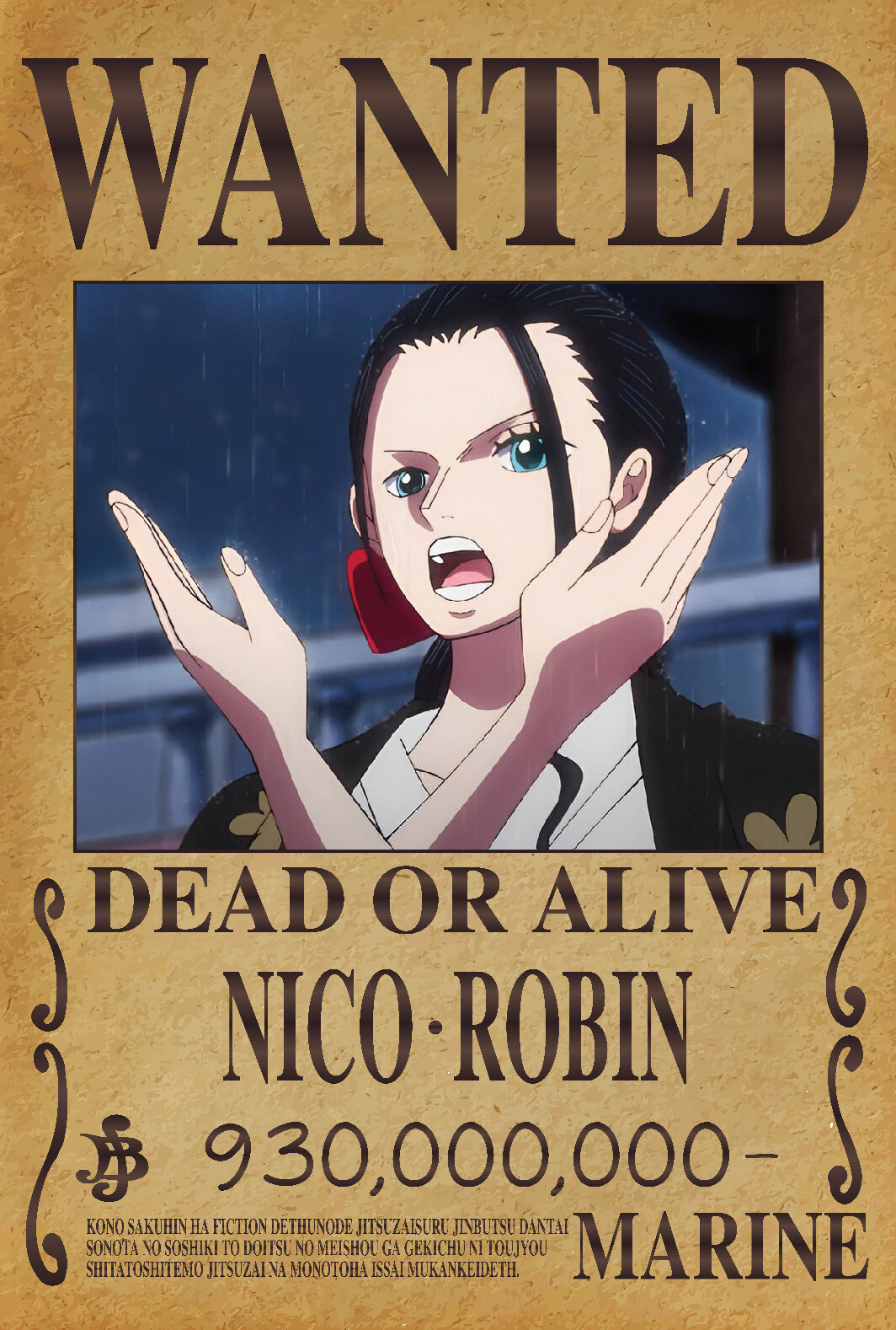 WANTED Onepiece โปสเตอร์ วันพีช ขนาดใหญ่ ใบค่าหัวล่าสุดของกลุ่มลูฟี่ ...