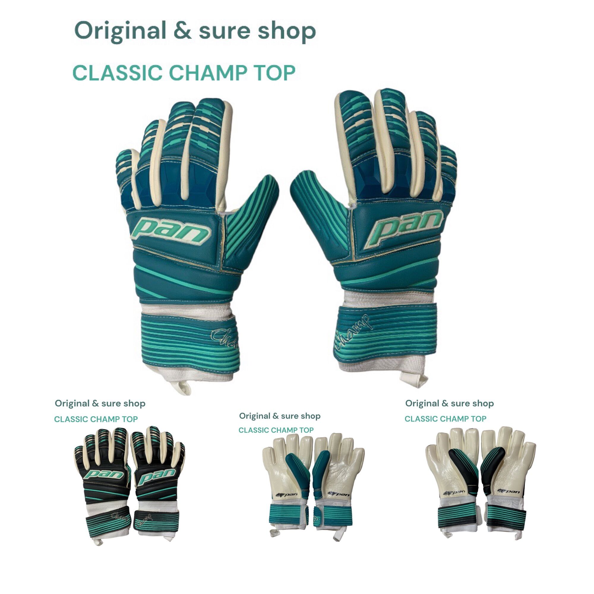 ถุงมือผู้รักษาประตู pan รุ่น classic champ top - Original & sure shop ...