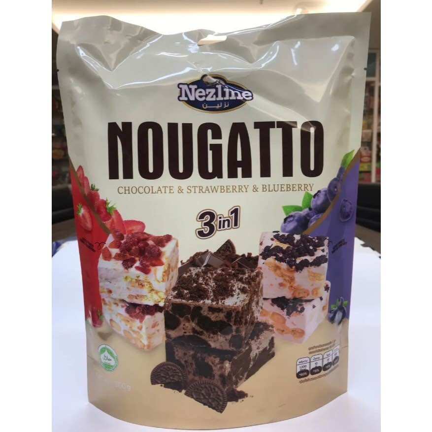 3 in 1 (300 กรัม) Nezline Nougatto Nougat Crisp นูกัตโตะ ขนมนูกัต มาเค ...
