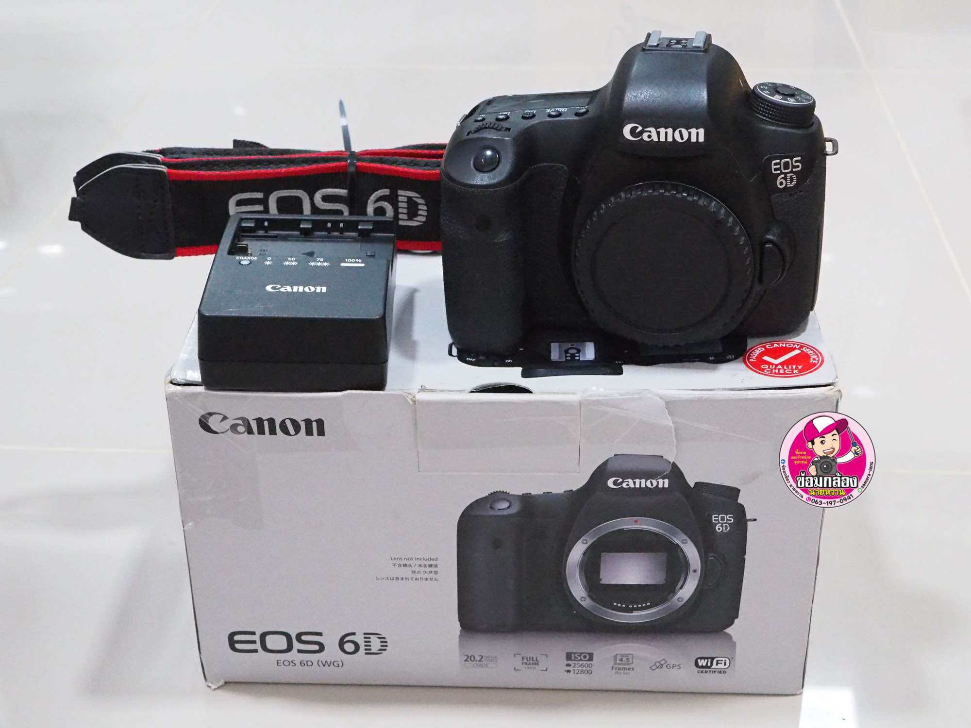 Canon EOS 6D mark II used กล้องมือสอง full frame DSLR รุ่นใหญ่ WiFi ทำงานเต็มระบบ 100 working มี ...