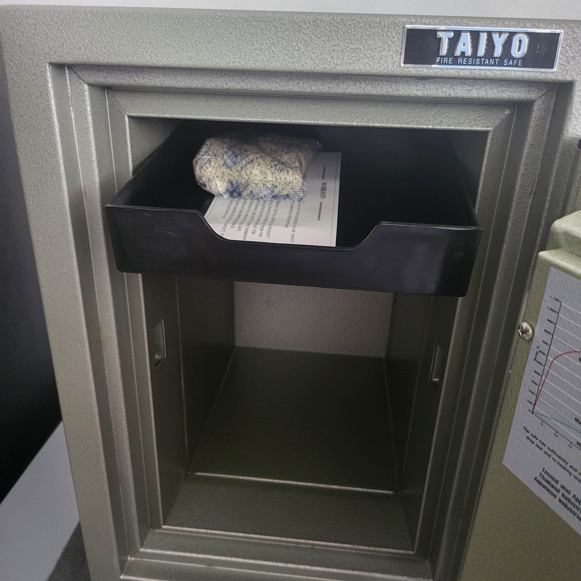 TAIYO SAFE รุ่น TS512K1C ขนาดภายนอก H x Wx D 512 x 345 x 400 mm.น้ำหนัก ...