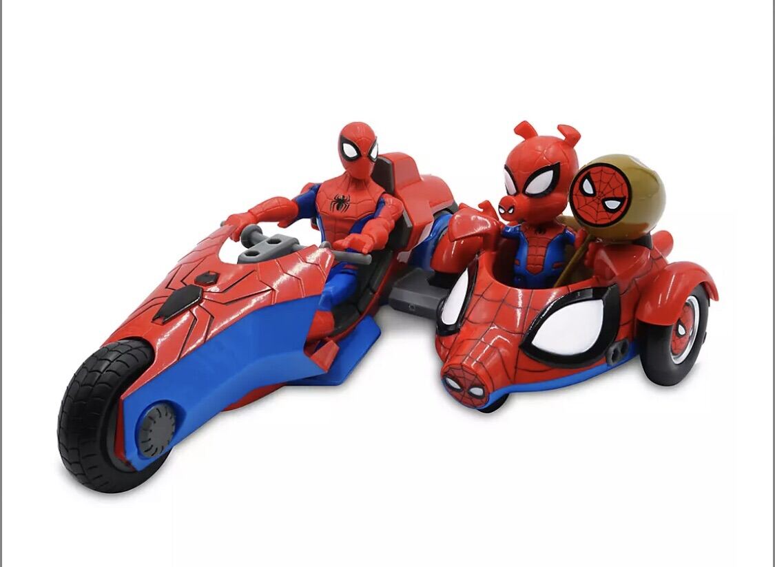 Spider-Man and Spider-Ham Action Figure Bike Set – Marvel Toybox - PK_Toys 2 hand - ThaiPick