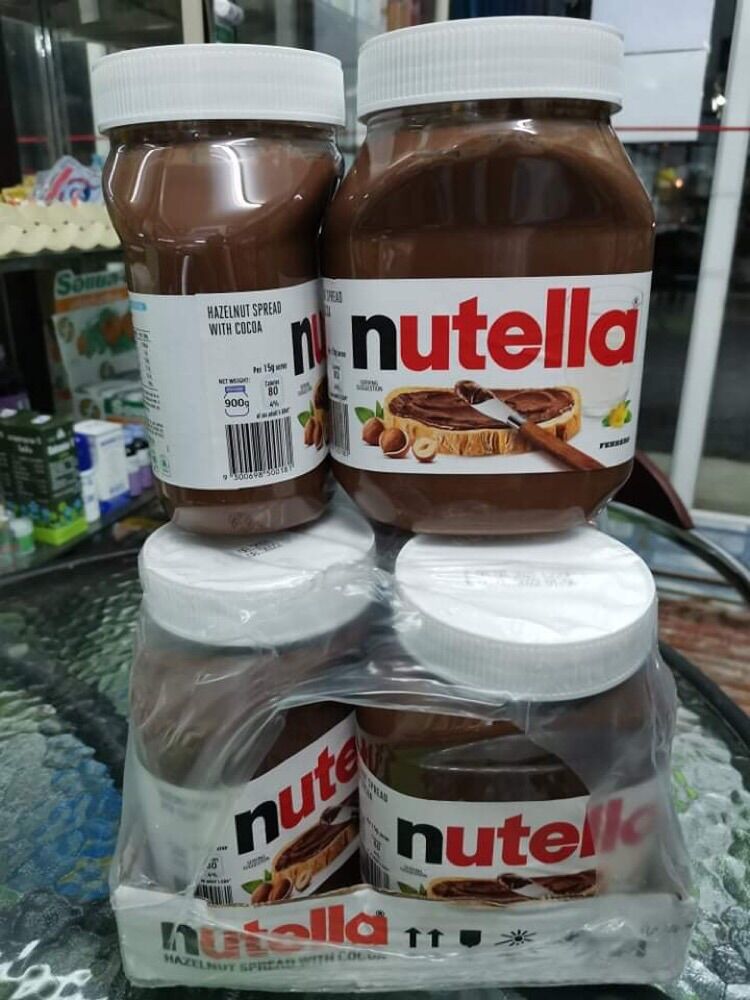 Nutella 900กรัม แยมนูเทลล่า เฮเซลนัทบดผสมโกโก้ EXP 8.8.2022 - ของกิน ...
