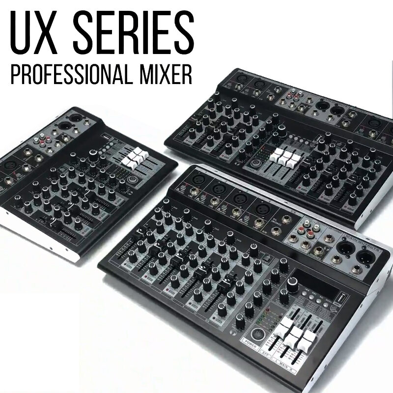UX04-BT UX06-BT UX08-BT มิกเซอร์ เครื่องเสียง Bluetooth 4 / 6 / 8 ช่อง mixer เครื่องเสียง 16 DSP ...