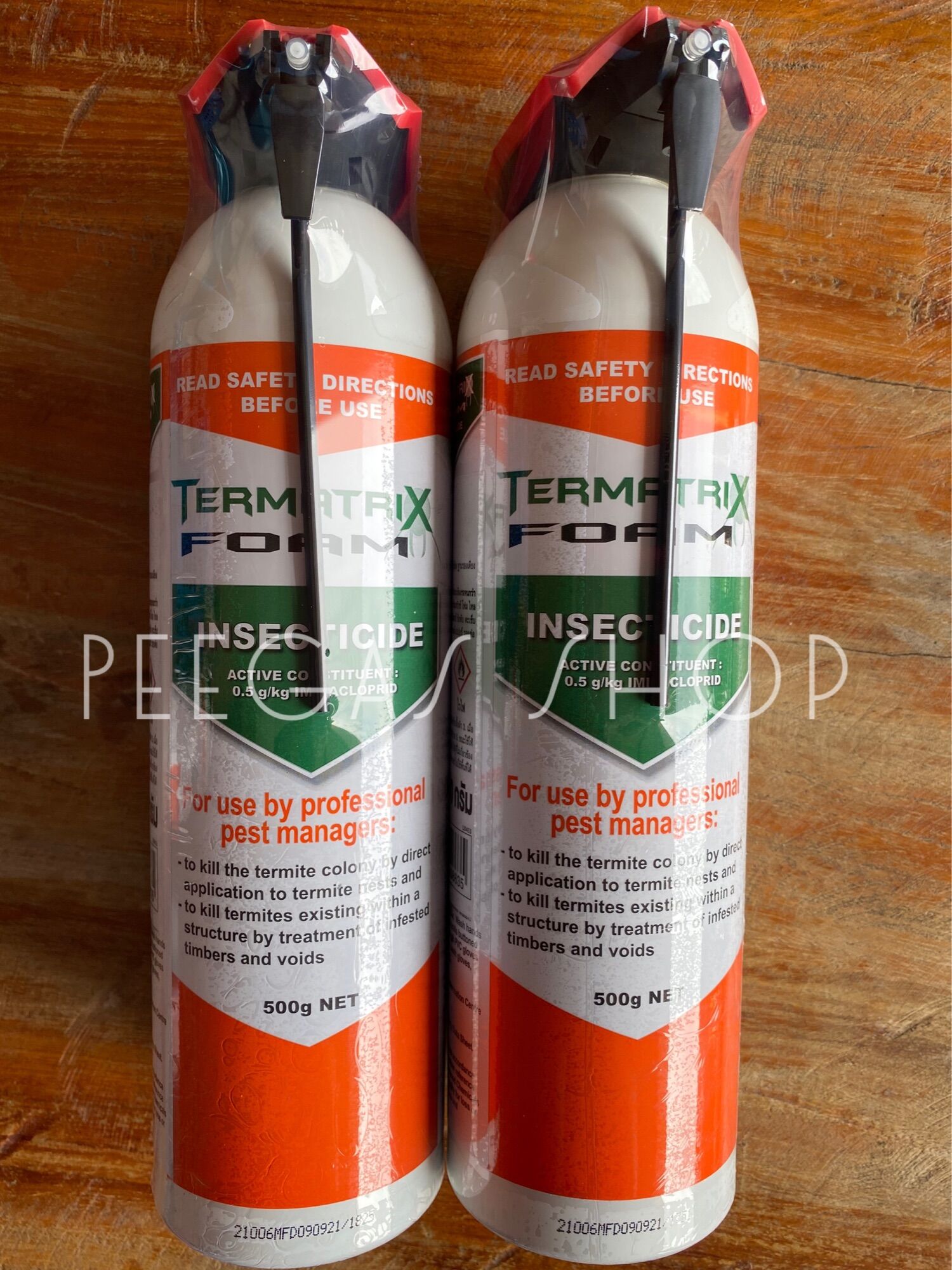 Termatrix Foam (เทอร์แมทริกซ์)โฟมกำจัดปลวก ตายยกรัง ผลิตวันที่ 08072565 - Peegas Shop - ThaiPick