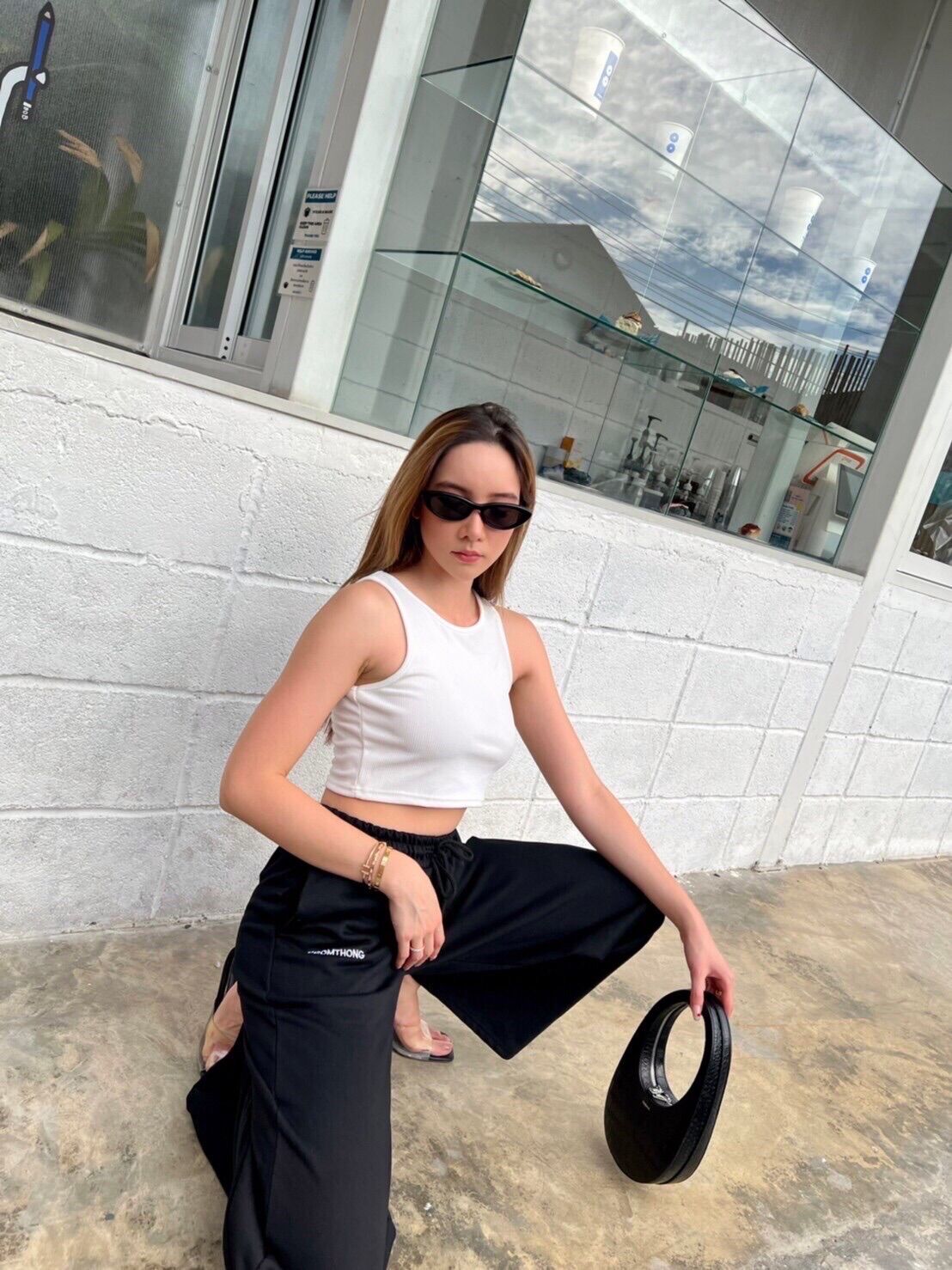 กางเกงวอร์มขายาว แบบดิว งาน Official PROMTHONG sporty pant - Punnyy ...