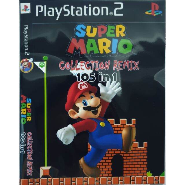 แผ่นเกมส์Ps2 - Mario 105in1 เกมมาริโอ้รูปแบบยุค90 มีหลายภาคในแผ่นเดียว ...