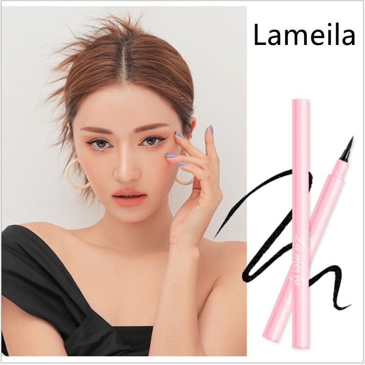 Lameila อายไลเนอร์ ดินสอเขียนขอบตา Eyeliner Lameila กันน้ำ ติดทนนาน ...