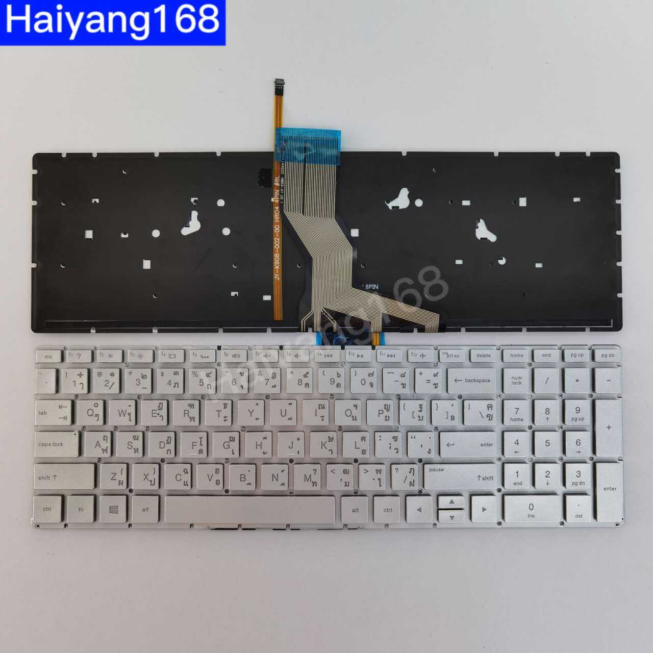Keyboard คีย์บอร์ดใช้กับ HP 15S-FQ 15-BW 15S-EQ 15S-GU มีไฟ ภาษาไทย ...