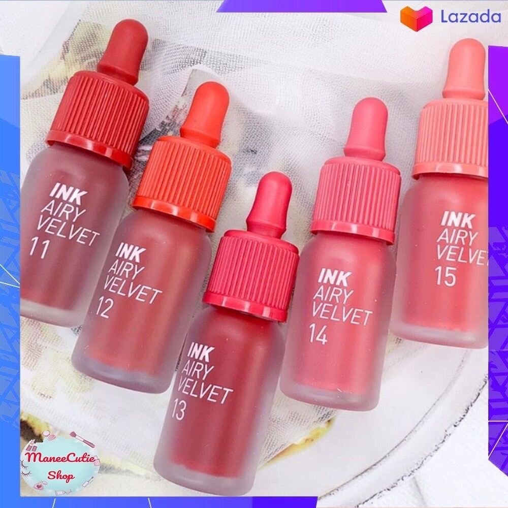 Peripera Ink Airy Velvet - 019 Elf Light Rose - The Cosmetics - ThaiPick