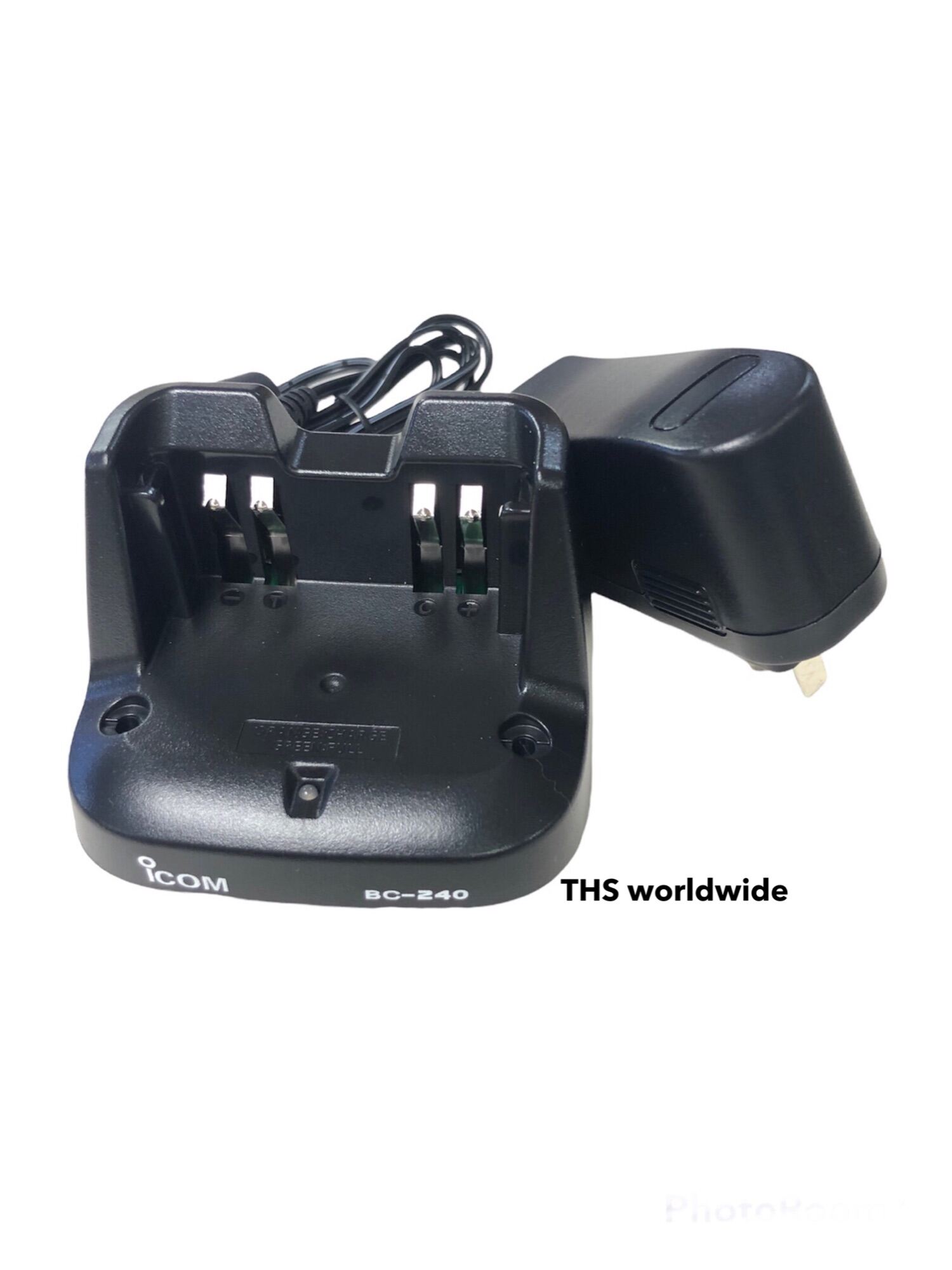 แท่นชาร์จ วิทยุสื่อสาร BC-240 ชนิด Li-ion สำหรับยี่ห้อ ICOM รุ่น IC-V86 ...