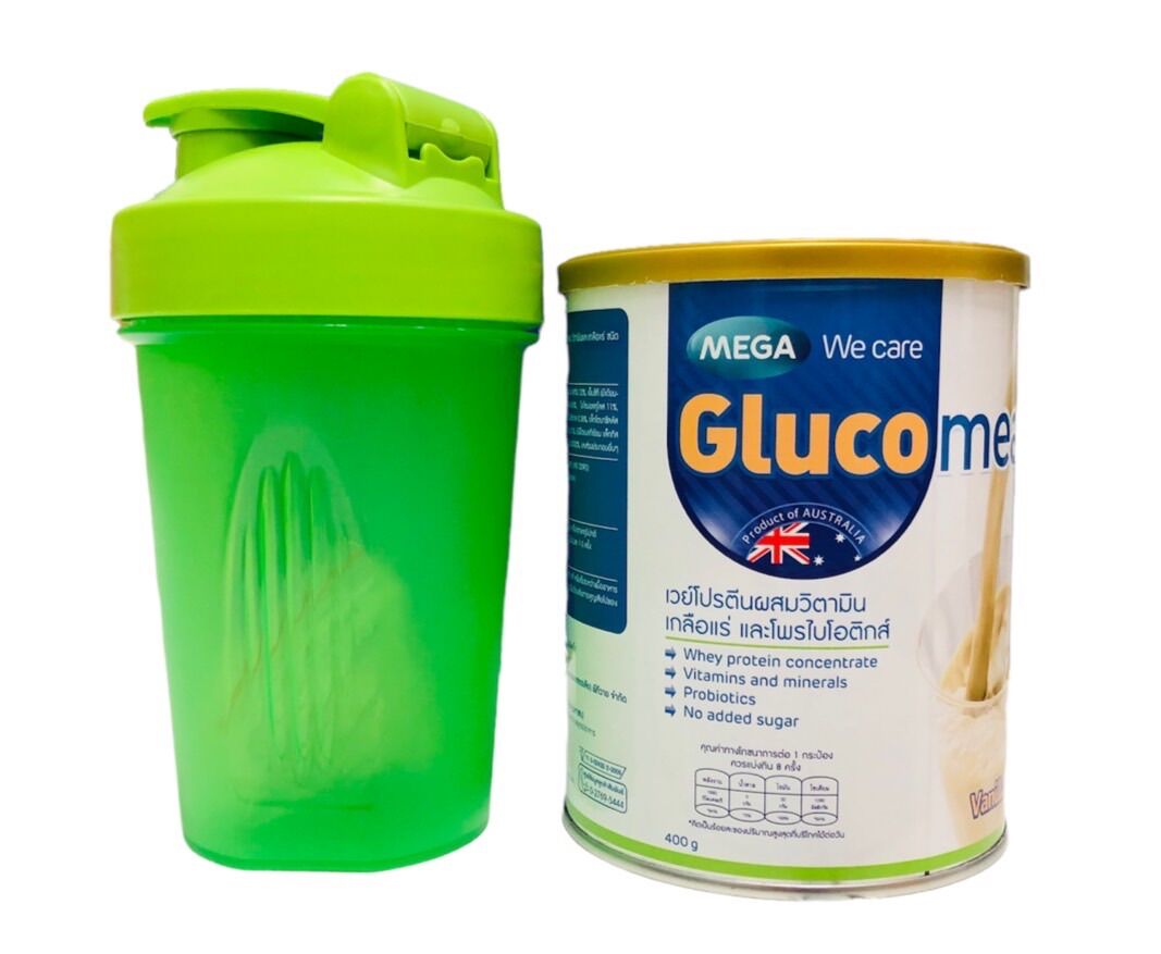 Mega We Care Glucomeal 400 g. เมก้า วี แคร์ กลูโคมีล 400 กรัม แถม แก้วเ ...