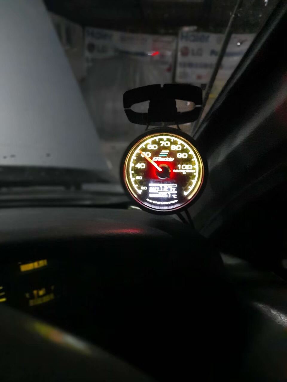 เกจวัดความร้อน เกจ์วัด Greddy 2 in 1 สามารถวัด watertemp. และ volt ได้ ...