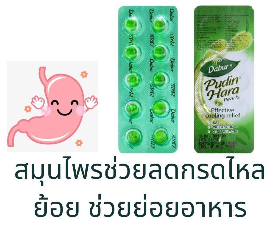 Pudin Hara พูดิน ฮารา ลดกรดไหลย้อน 10 เม็ด - Healthy Hair - ThaiPick