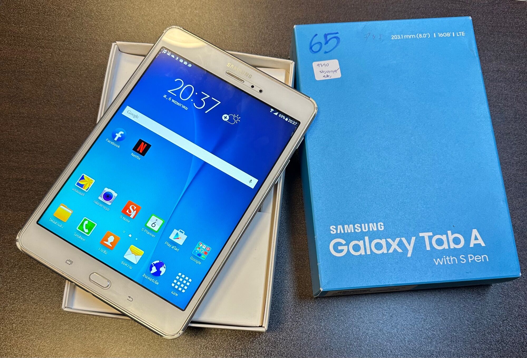 พร้อมส่งSamsung Galaxy Tab A8.0 With S Pen 216 จอ8นิ้ว ใส่ซิมได้ SM ...