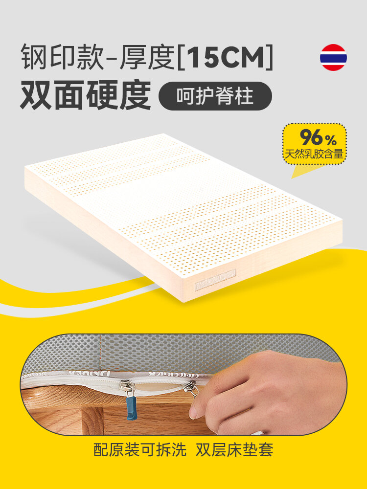 PARATEX ที่นอนยางพาราธรรมชาติแท้เบาะบางนำเข้าจากประเทศไทยเบาะนุ่มสำหรับ ...