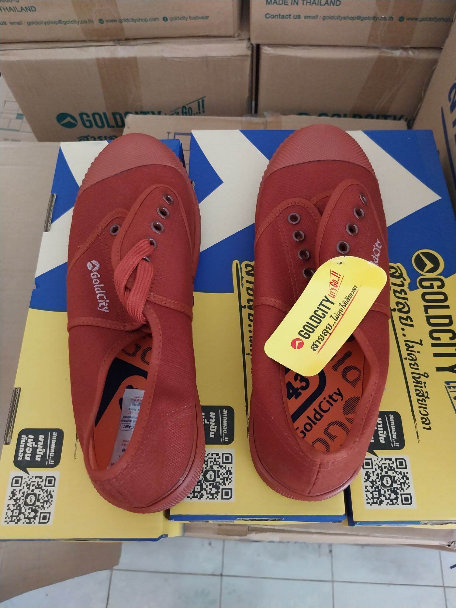 รองเท้านักเรียนชาย (สายลุยรุ่น205S) Goldcity สีน้ำตาลดำ นักเรียนชาย พร้อมส่ง - nim-shop - ThaiPick