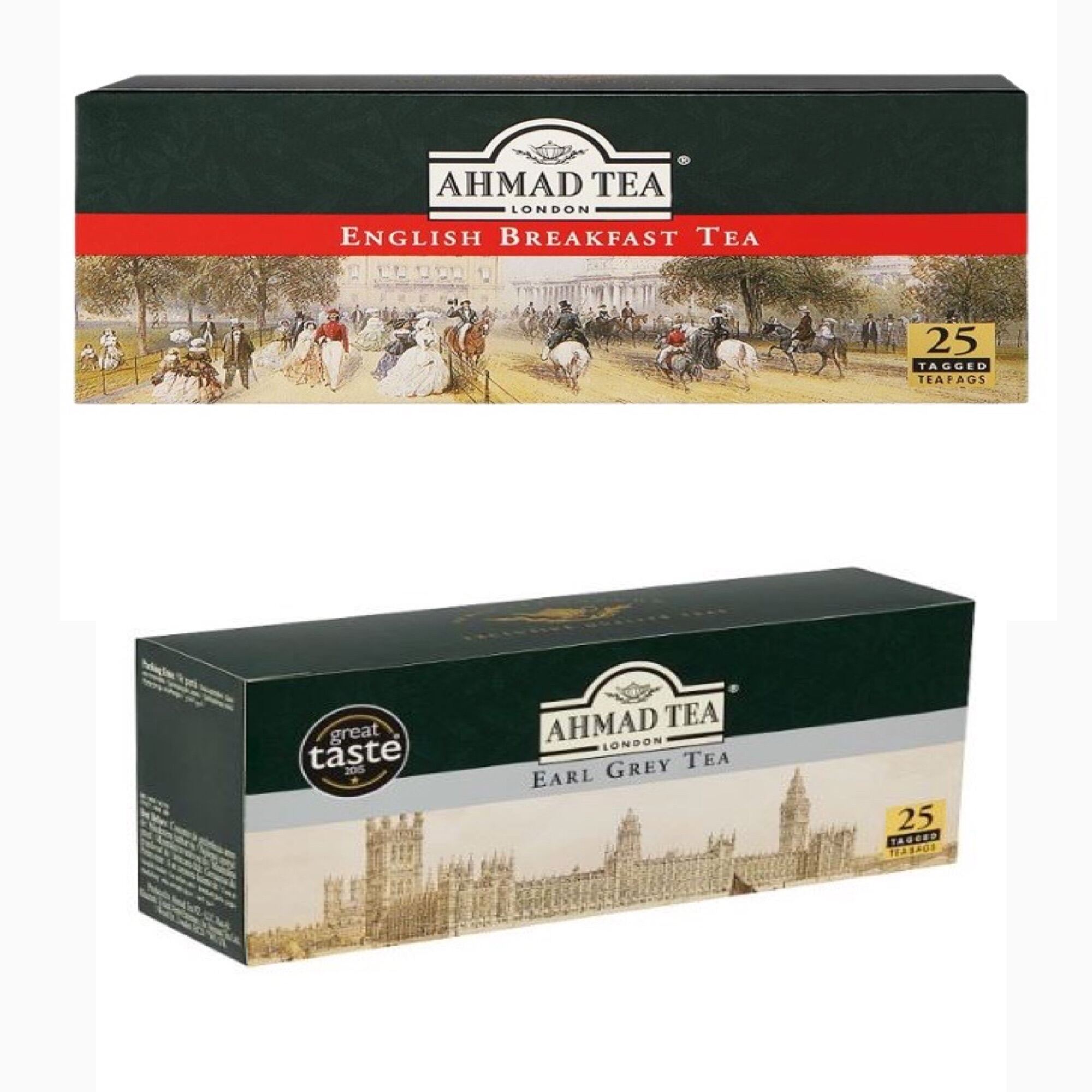 ชา Ahmad Tea ชาแท้จากอังกฤษ (บรรจุ 25 ซอง) Earl Grey / English ...