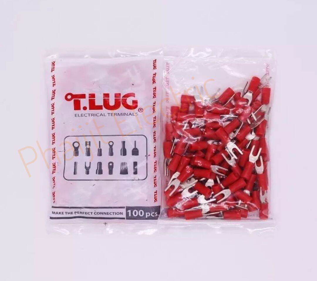 หางปลาแฉกหุ้ม T-LUG เบอร์ 1.5 YF1.5-3S,4S,5S (100ตัว/ถุง) | Lazada.co.th