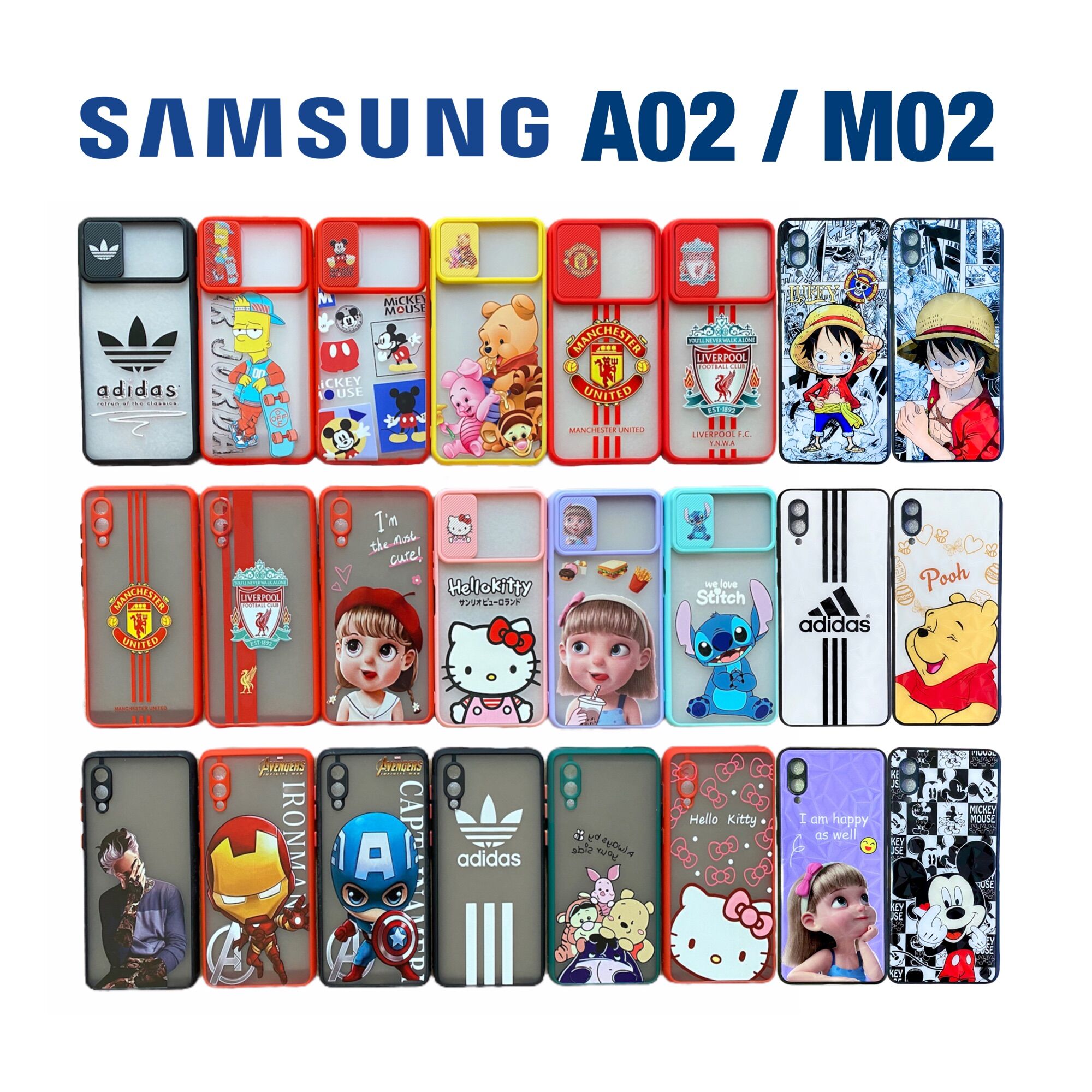 Samsung A02 M02 เคส 3D Case กันกระแทก ซัมซุง - Happy Shop! - ThaiPick