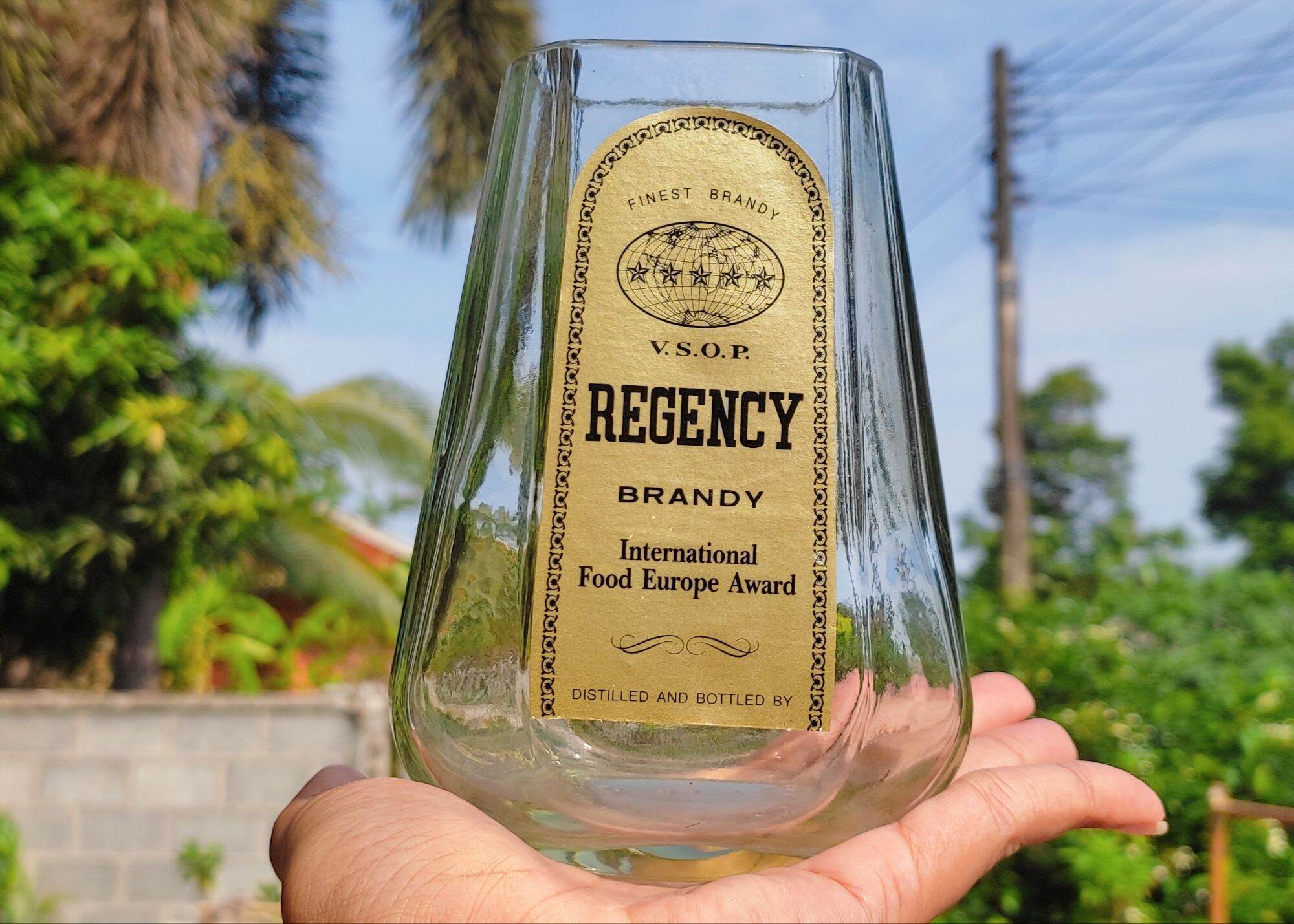 แก้วรีเจนซี่ Regency แก้วตัดจากขวดรีเจนซี่ ขวดเปล่า งานDIY ติด ...