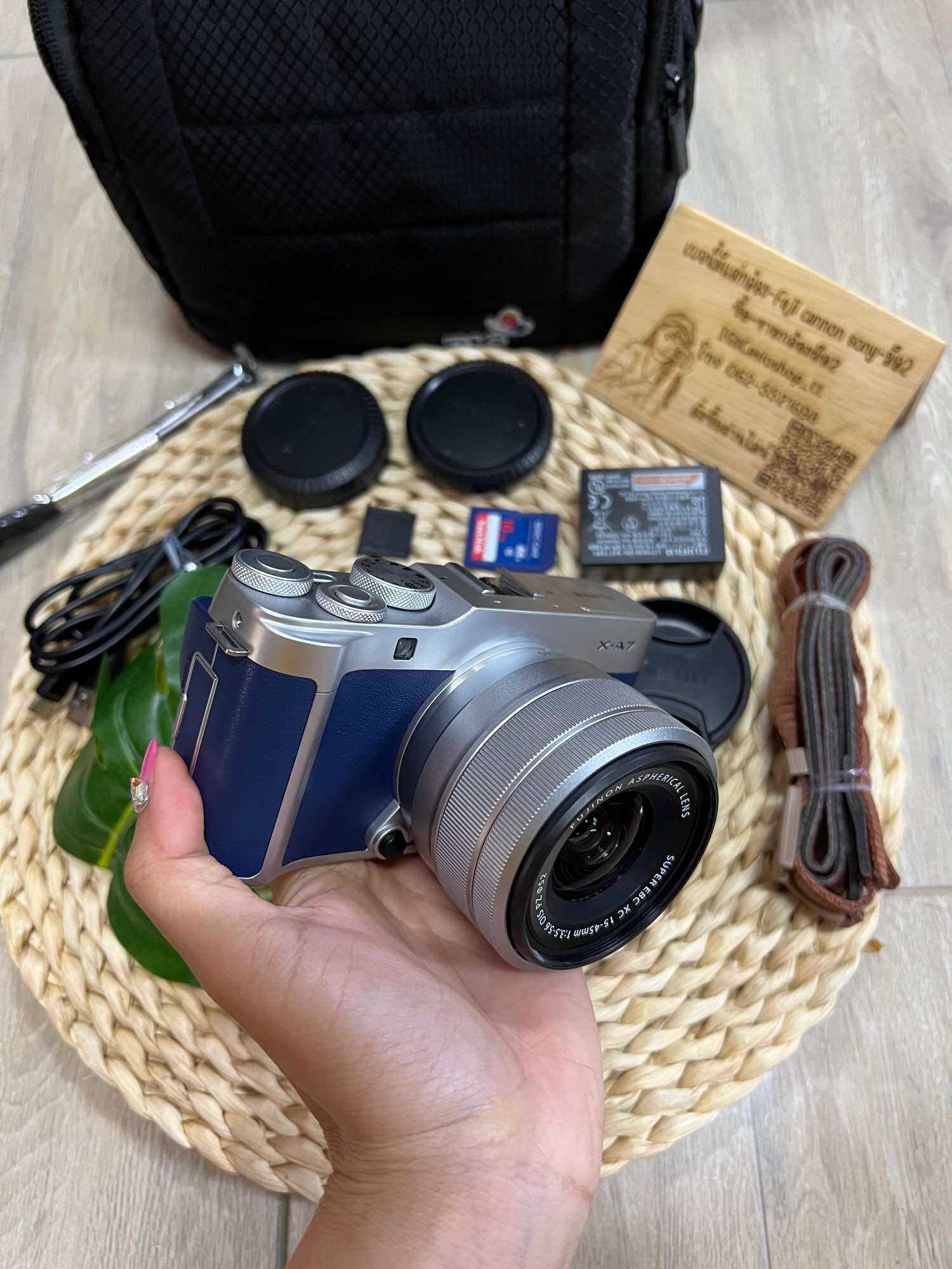 กล้องถ่ายรูป มือ2 รุ่นFuji xa-7 สีบลู สวยมาก เมนูไทย️พร้อมส่ง ...