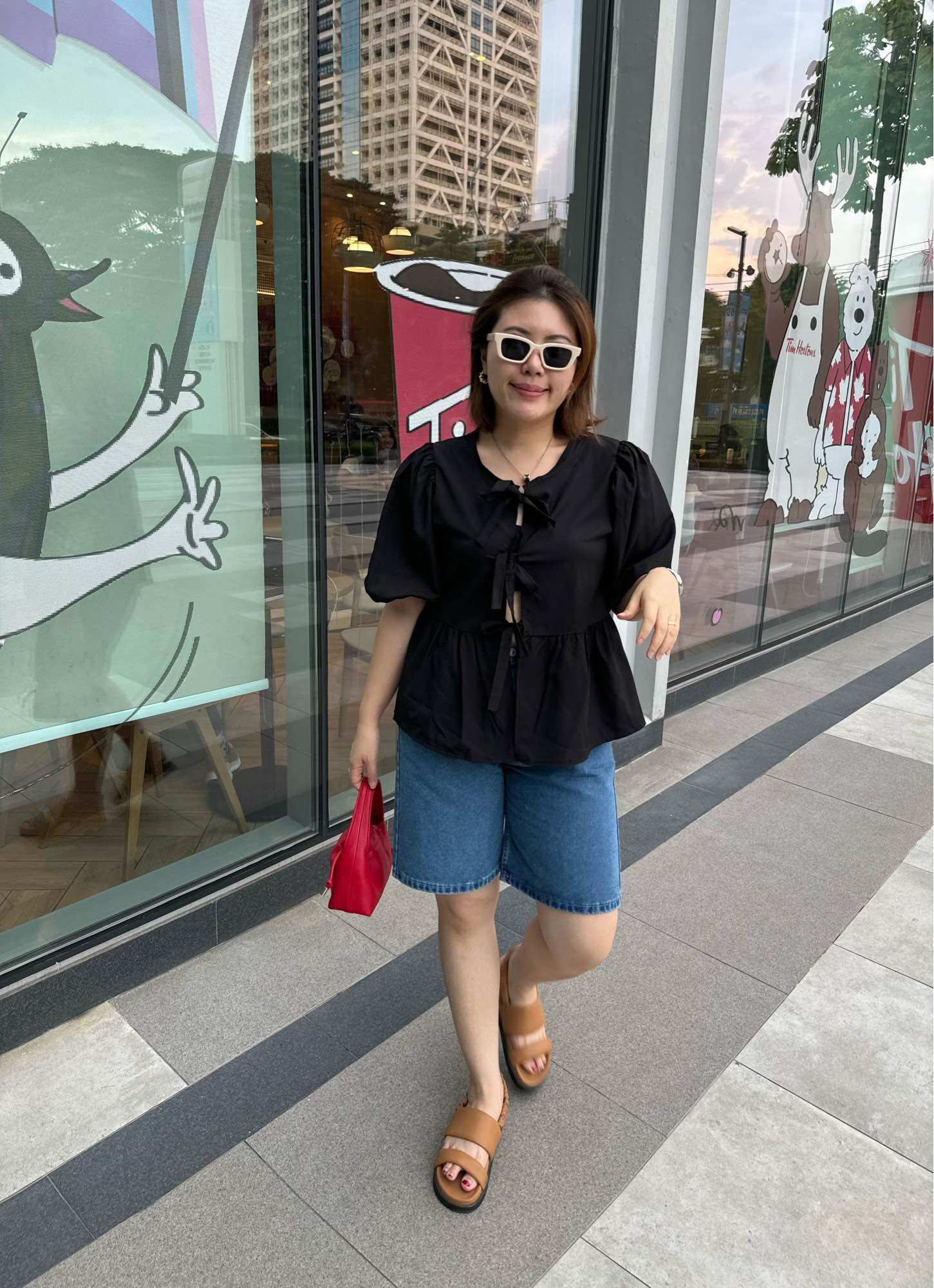 Kanthika.official- กางเกงยีนส์ 3 ส่วน ใส่สบาย L-3XL - Kanthika.a - ThaiPick