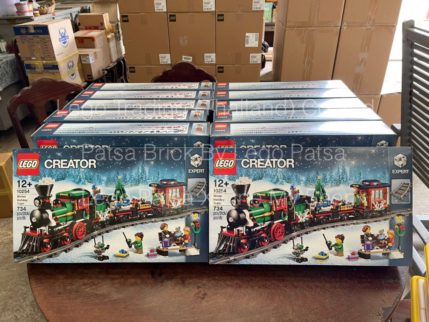 LEGO 10254 Winter Holiday Train (Retired Set) Hard To Find - Patsa ...