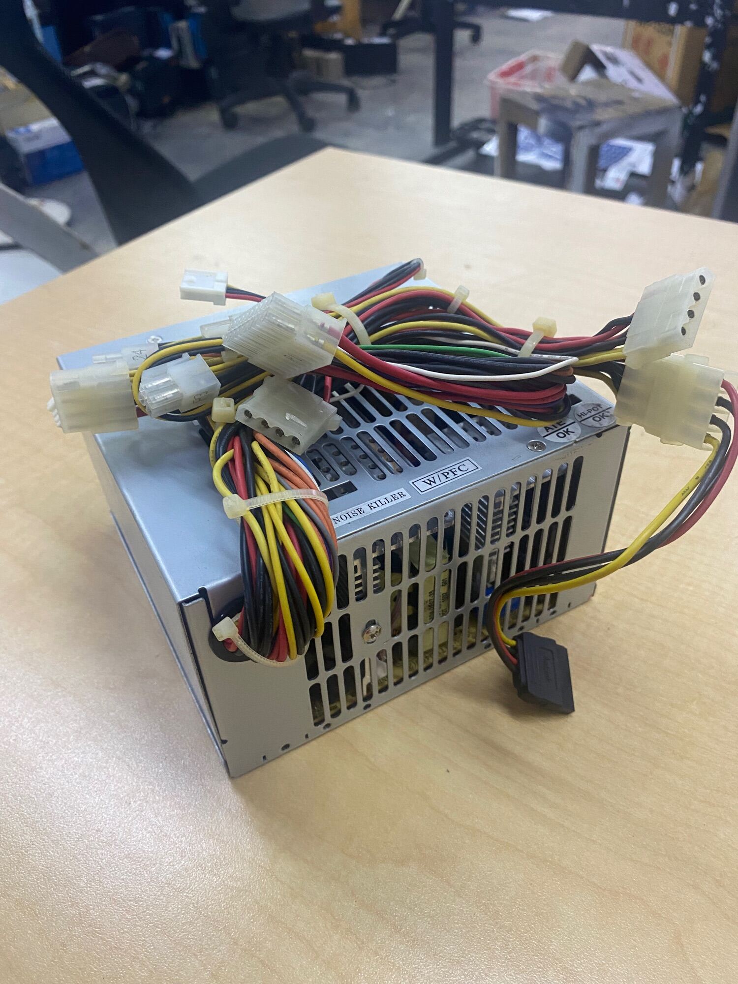 power Supply 550w for computer 20pin เพาเวอร์สำหรับคอมพิวเตอร์มือ2 หนัก 1.8กก.รับประกัน 1เดือน ...