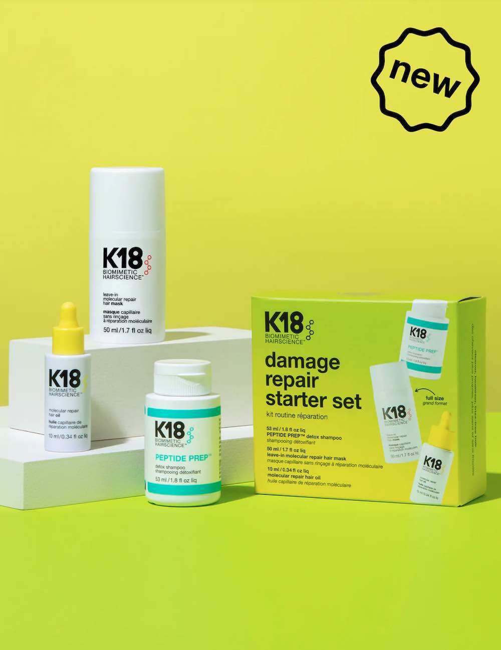 K18 Hair Damage repair starter set | Lazada.co.th
