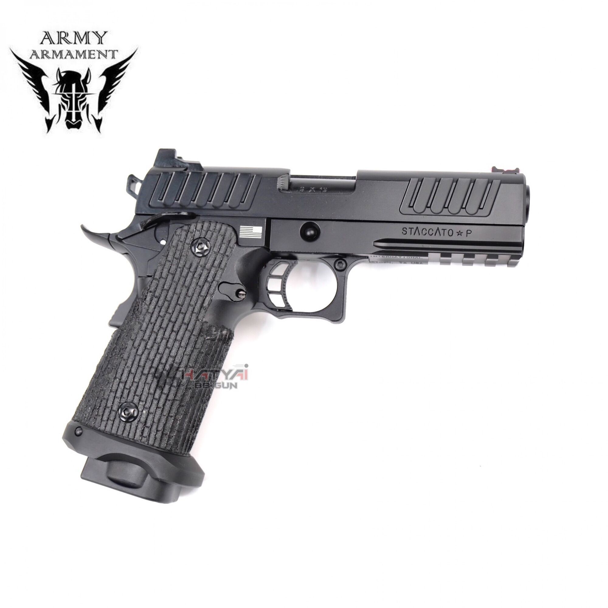 ARMY R603 STACCATO GBB แถมอุปกรณ์พร้อมเล่นครบชุด ,ของเล่นบีบีกันอัดแก๊ส ...