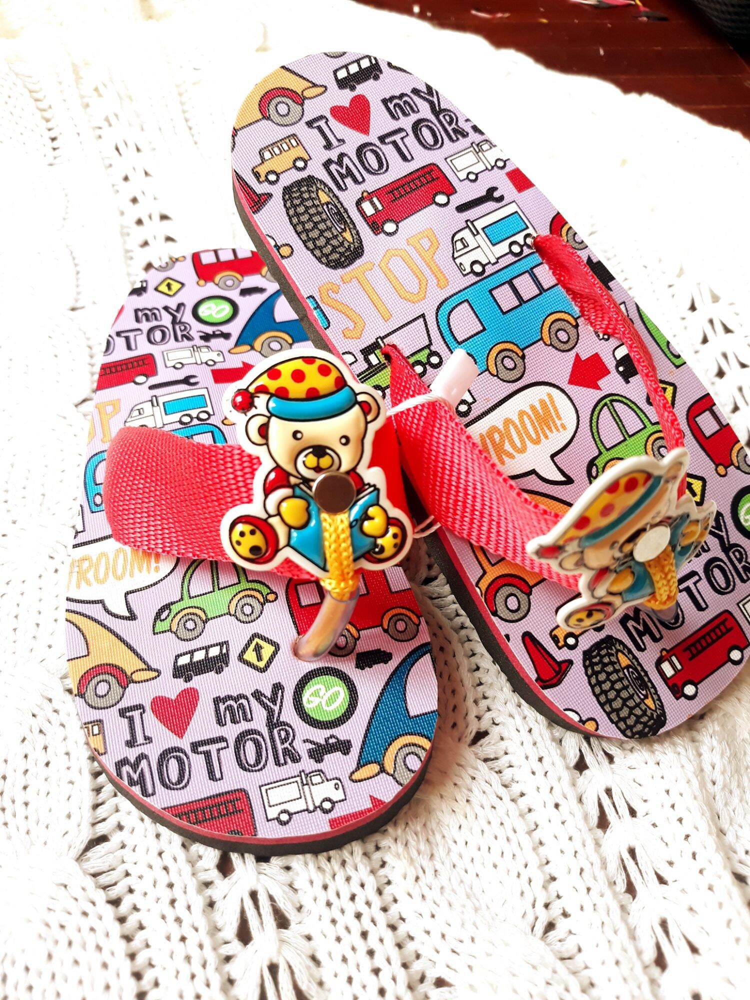 รองเท้าแตะเด็ก ชาย หญิง 5 เดือนถึง 3ขวบ มีกระดิ่ง กับยางรัดส้น | Lazada.co.th