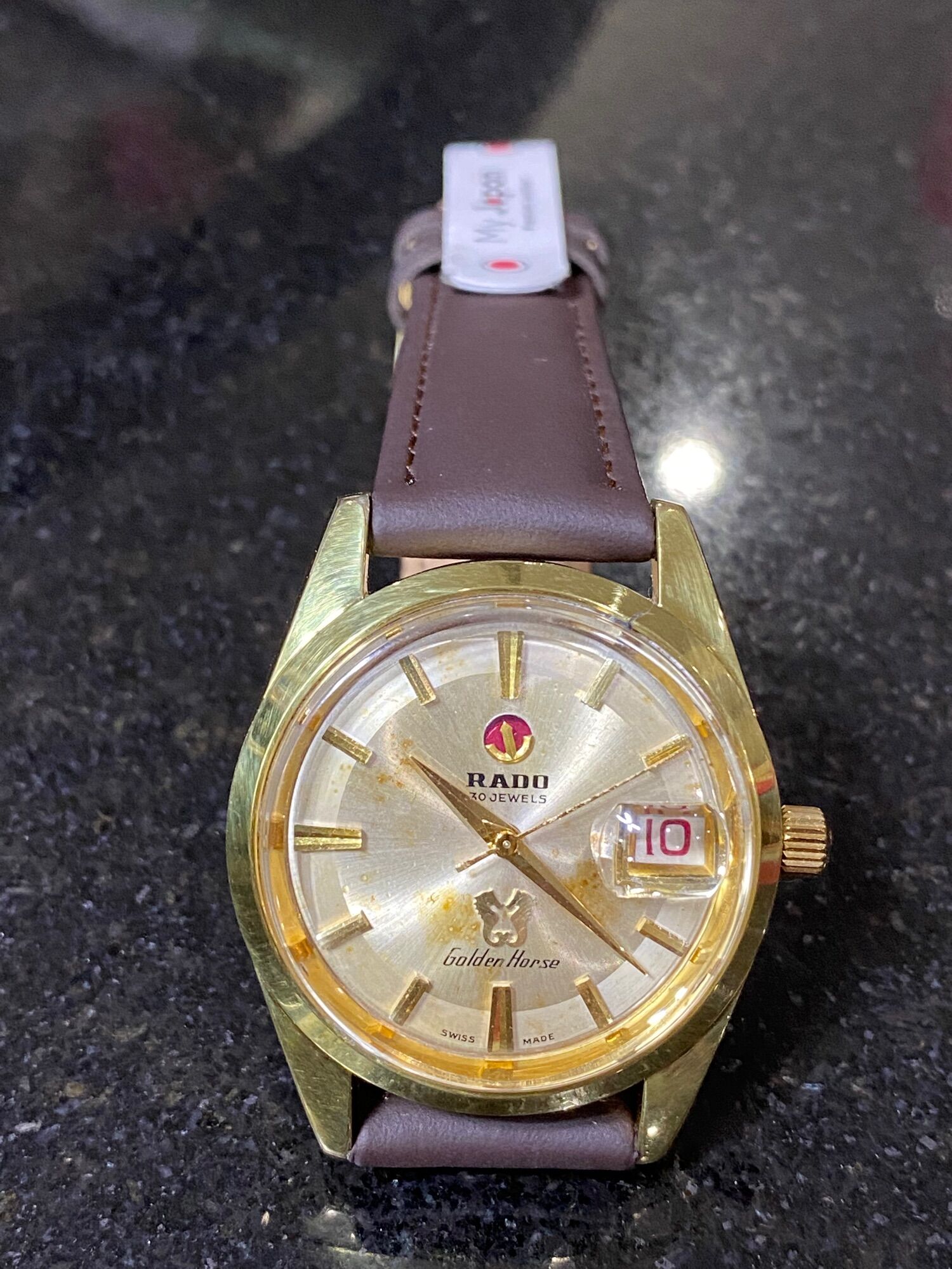 RADO 30 jewels Golden Horse Automatic นาฬิกาผู้ชาย มือสองของแท้ ...
