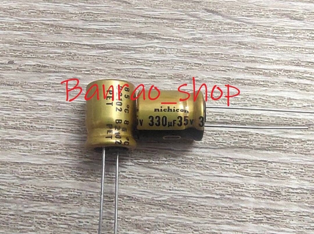 ตัวเก็บประจุออดิโอเกรด Nikon nichicon FW Gold 470uF/25V 330uF/35V - Banraoshop - ThaiPick