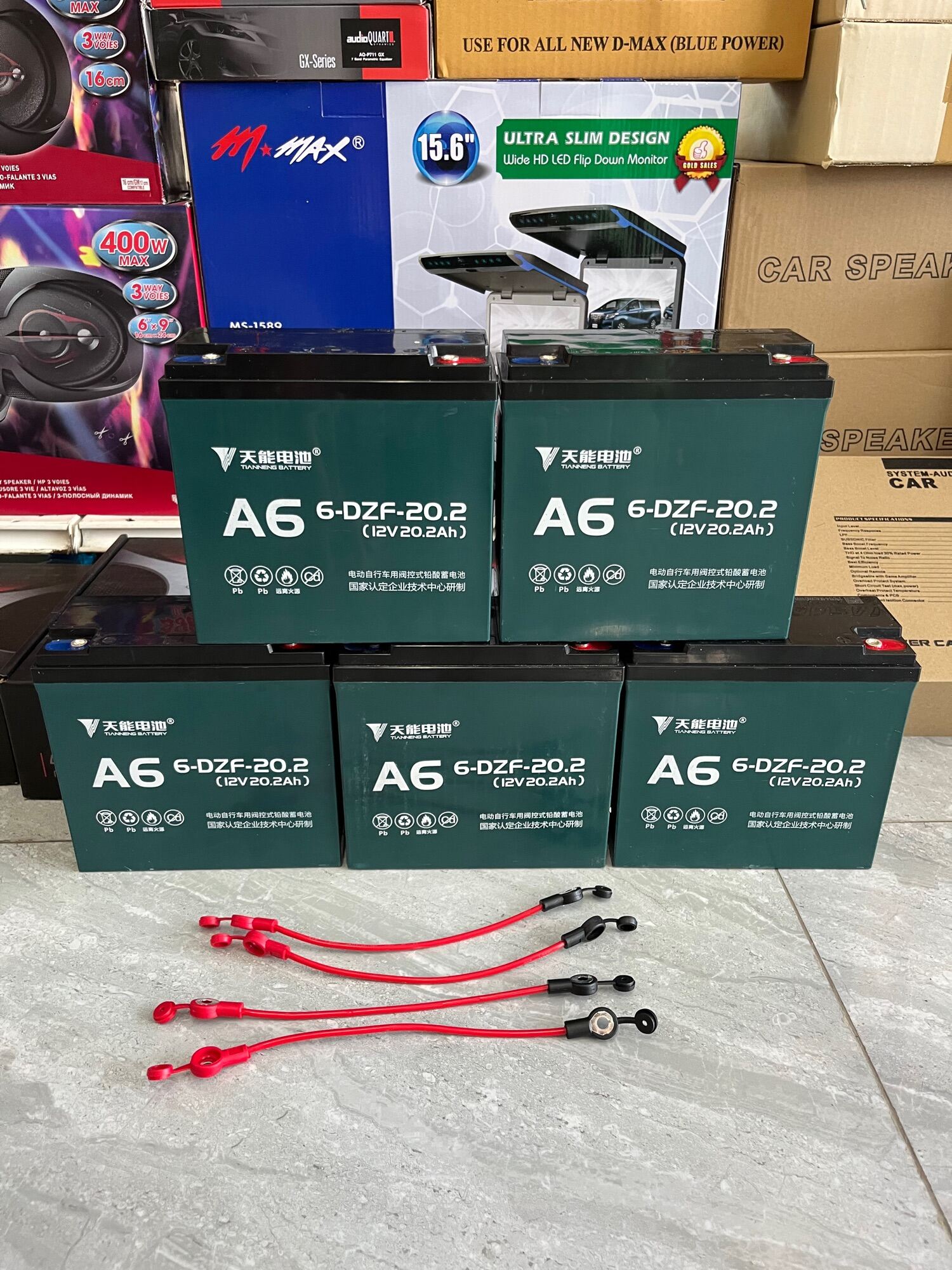 แบตเตอรี่ตะกั่ว (แห้ง)A6รุ่นใหม่(ราคาจำนวน5ลูก60V)แบตใหม่ของแท้100ใช้รถไฟฟ้ามอเตอร์ไซร์ขนาด ...