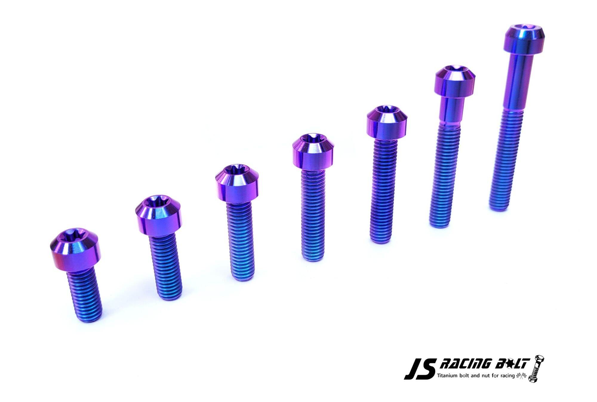 น็อตไทเทเนียมแท้ M8x20-60 (ราคาต่อตัว) - JS Racing Bolt - ThaiPick