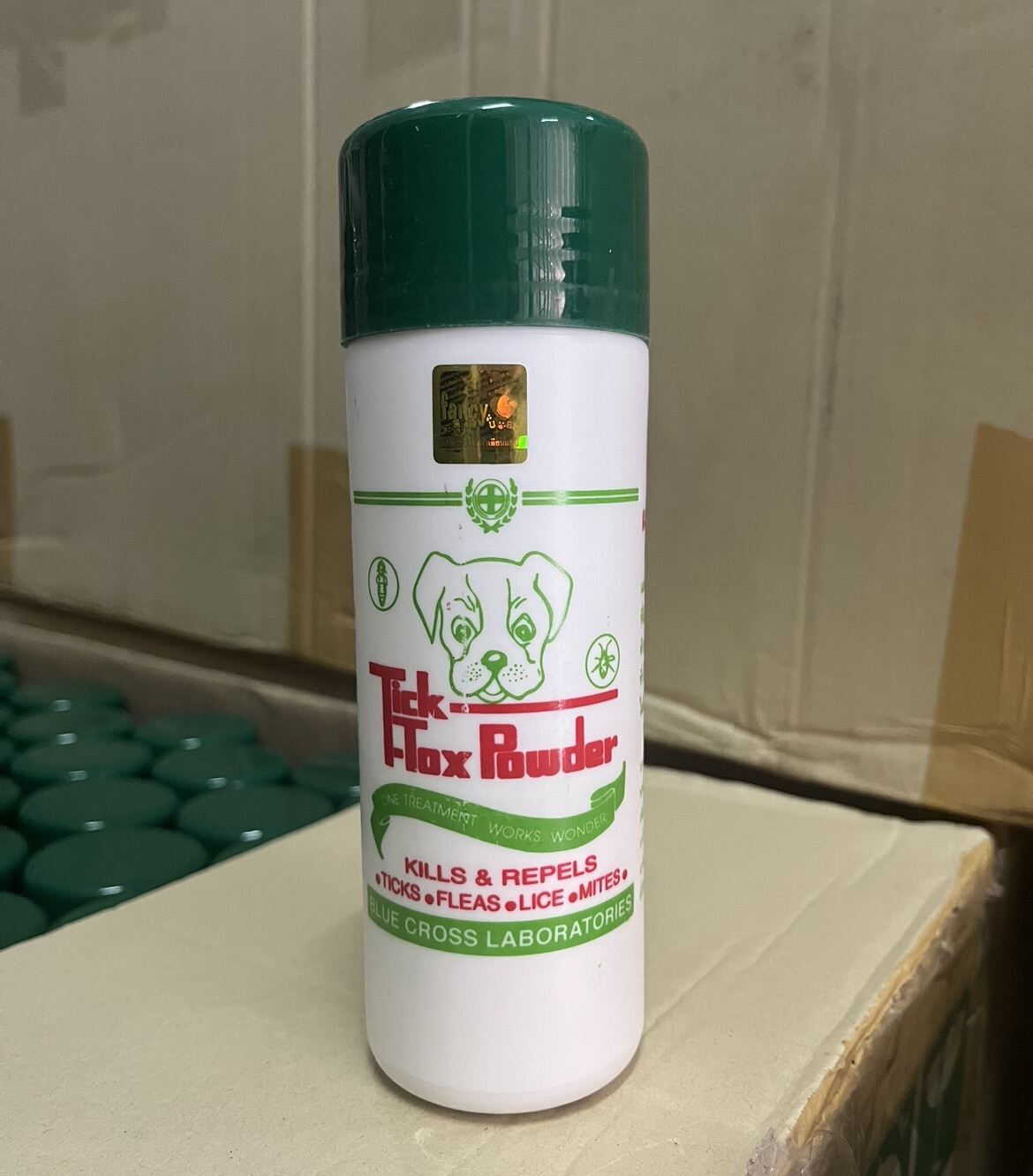 (แพค6) แป้งทิคท๊อค Tick-Tox เห็บ หมัด ไร แป้งสุนัข แป้งเห็บ กำจัดเห็บ ...