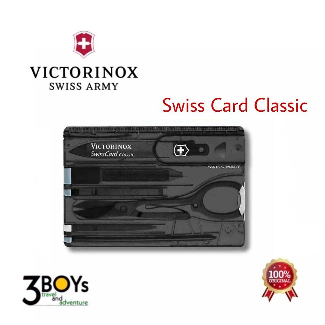 Victorinox Swiss Card Classic 10 ฟังก์ชั่น สวิสการ์ด ของใหม่ ของแท้100% ...